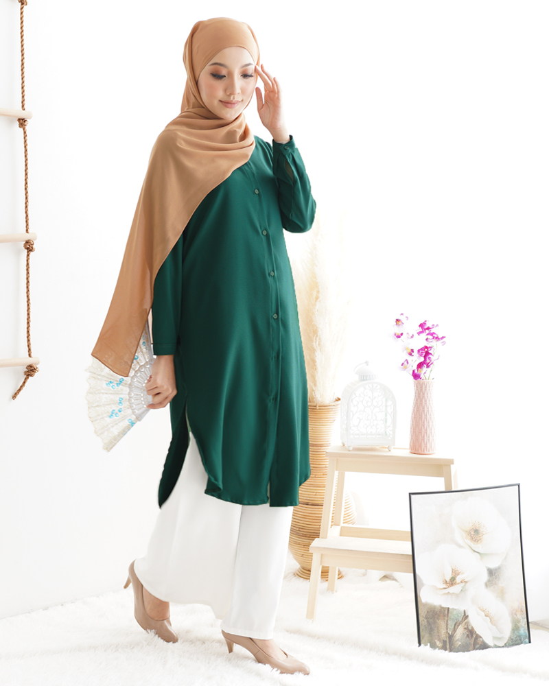 Bubbly Orked | Baju Kurung | Kebarong | Casual | Formal | TOPS LEONA