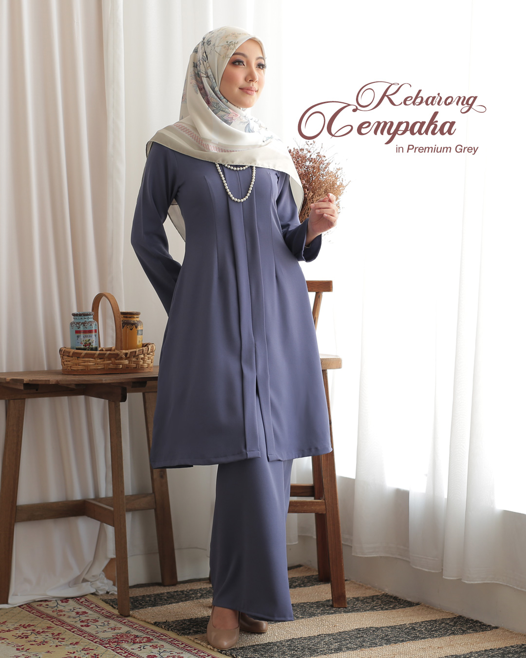 Bubbly Orked | Baju Kurung | Kebarong | Blouse Labuh | Blouse |Palazo ...