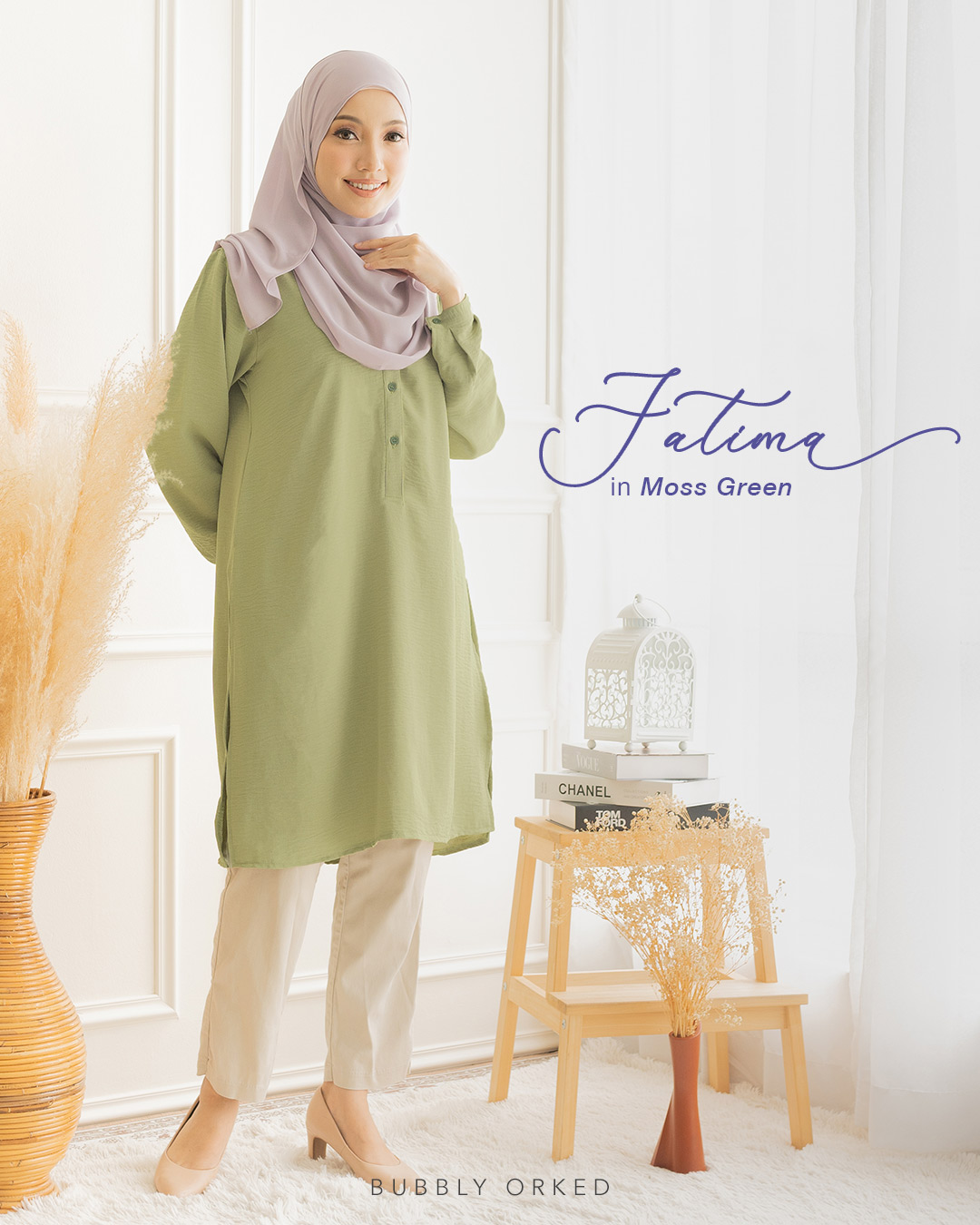 Bubbly Orked | Baju Kurung | Kebarong | Blouse Labuh | Blouse