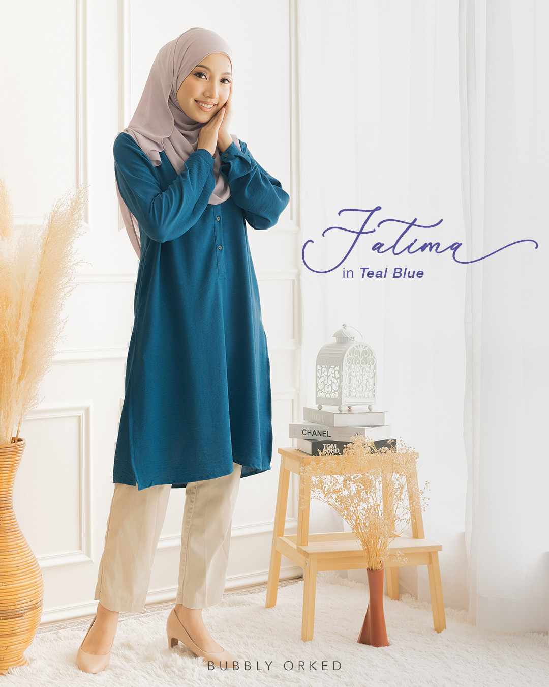 Bubbly Orked | Baju Kurung | Kebarong | Blouse Labuh | Blouse